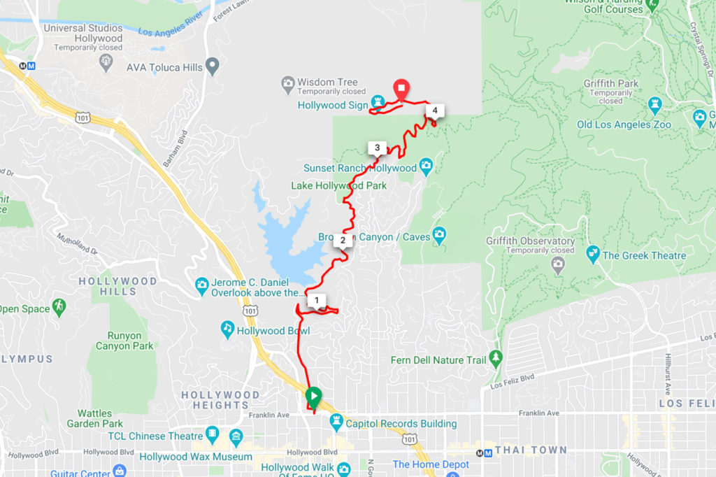 Gravel Guide: Biking the Hollywood Sign - Gravel Bike California gravel ...