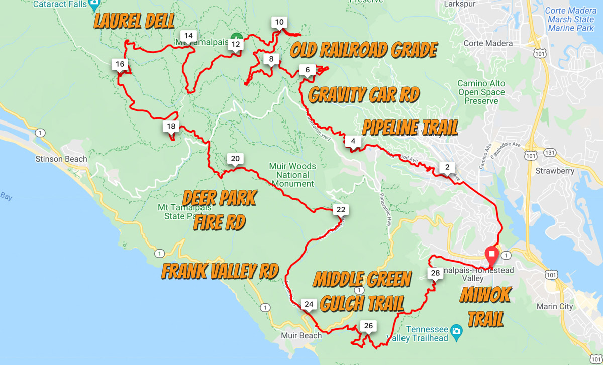Mount Tam Gravel Guide - Gravel Bike California gravel adventures