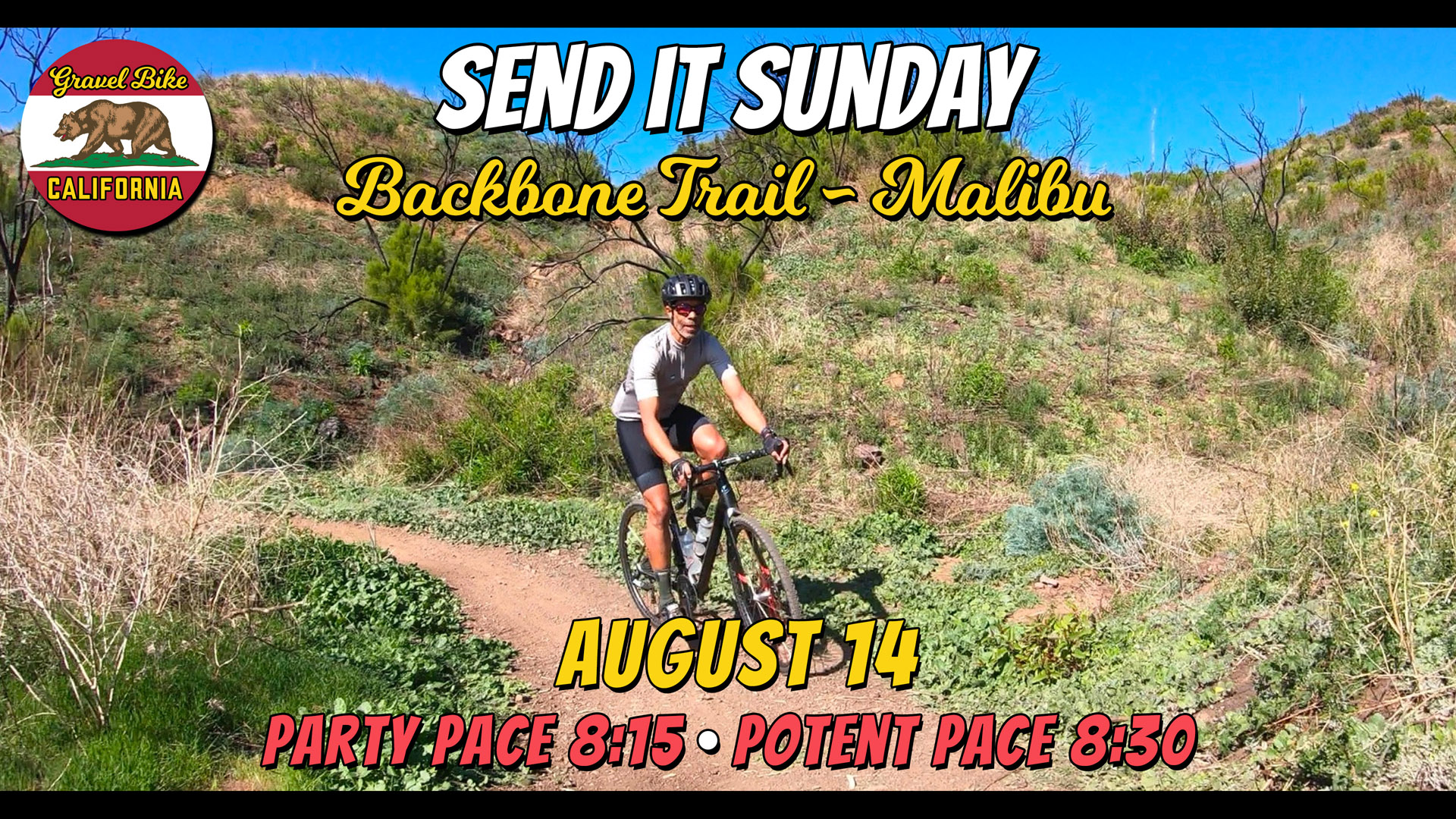 Send It Sunday August 14 Preview: Backbone Trail - Gravel Bike ...