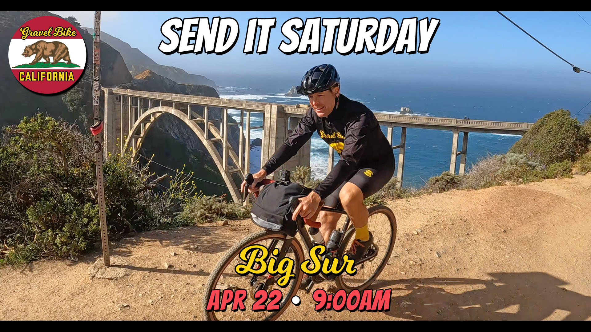 Send It April 22 Big Sur Preview - Gravel Bike California gravel adventures