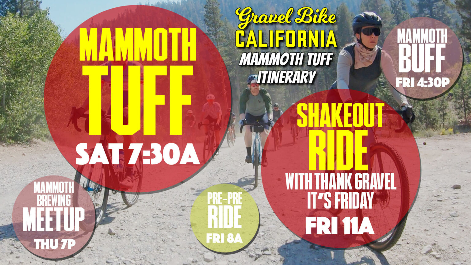 GBC's Mammoth Tuff Itinerary 2025 - Gravel Bike California gravel ...
